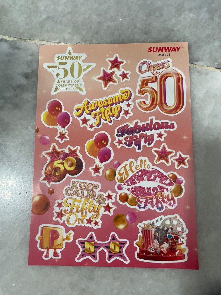 Sunway Pyramid Sticker, Hobbies & Toys, Toys & Games on Carousell