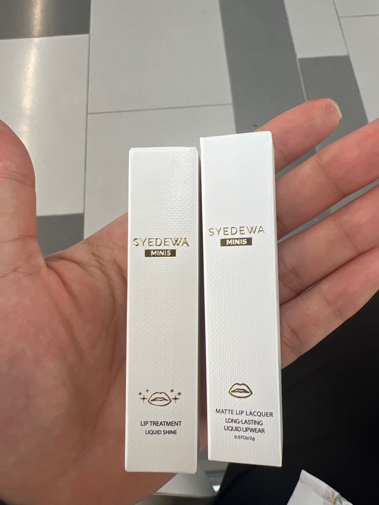 syedewa minis lip shine and lip lacquer, Beauty & Personal Care, Face ...