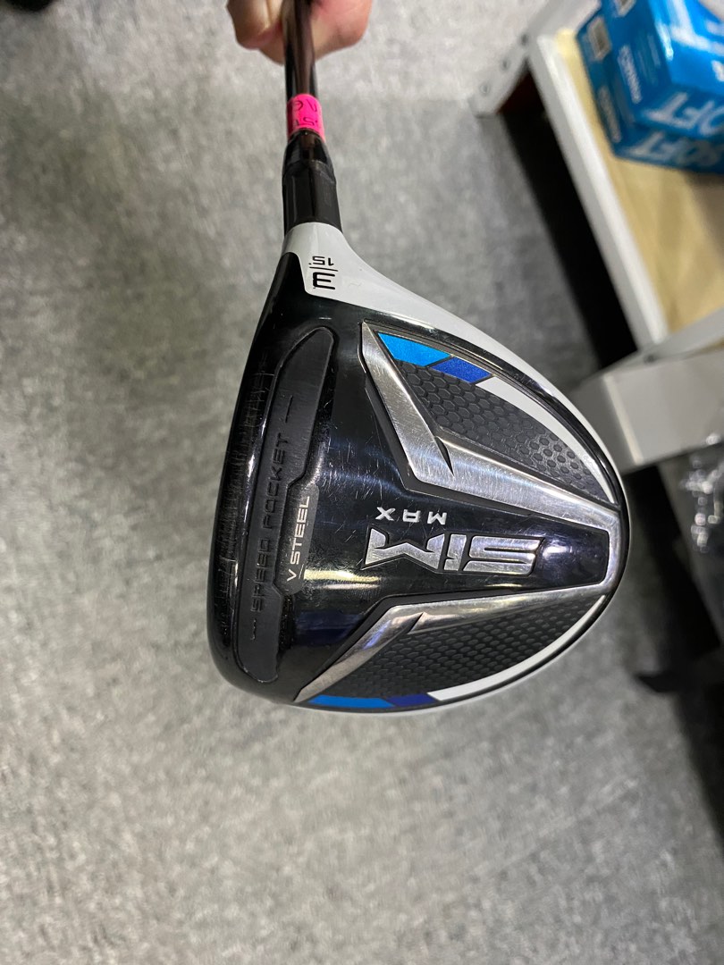 Taylormade Sim Max Wood 3 Loft 15 Flex Regular, Sports Equipment ...
