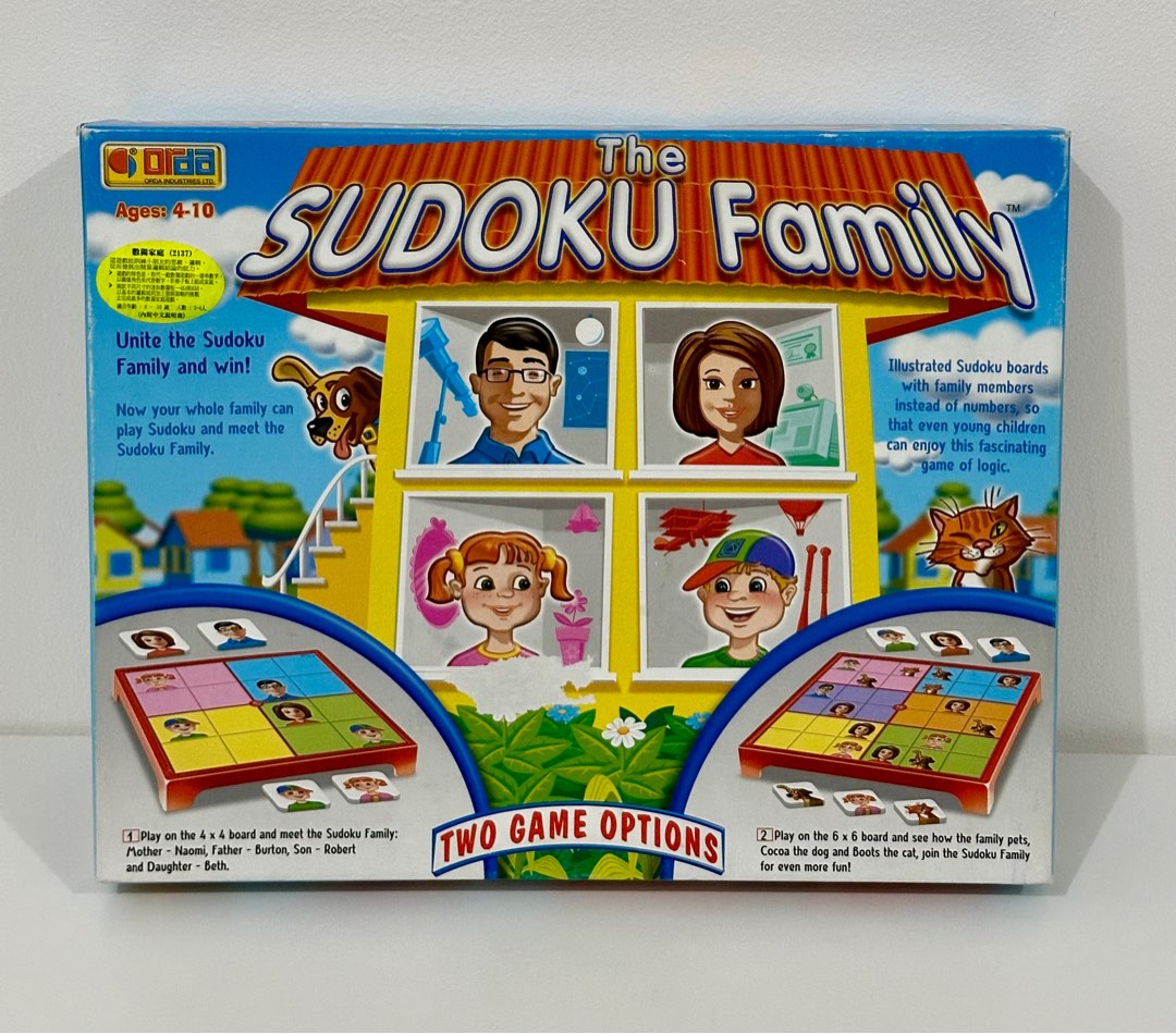 The Sudoku Family, Hobbies & Toys, Toys & Games on Carousell