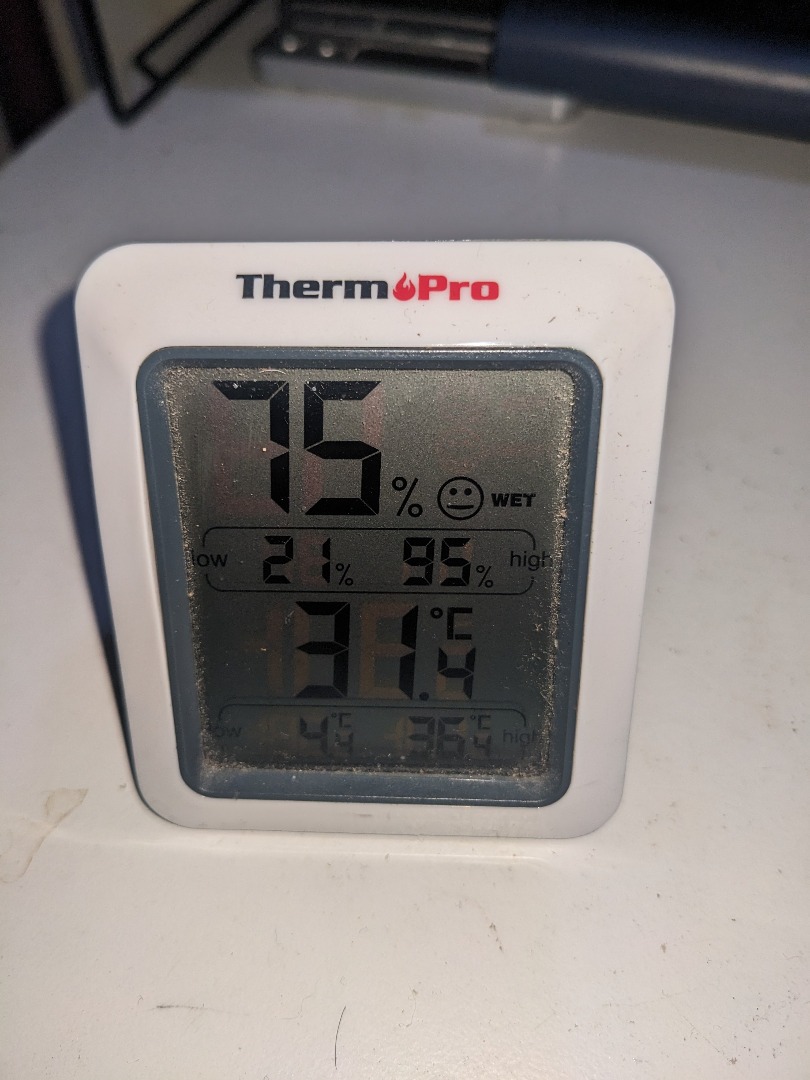 ThermoPro TP50 Indoor Thermometer Temperature and Hygrometer Humidity ...