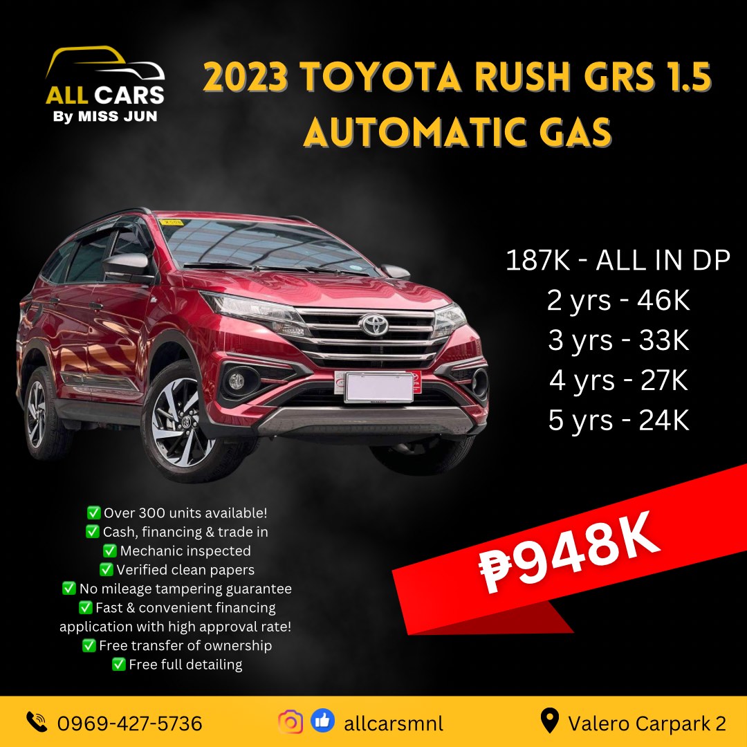 Toyota Rush GRS 1.5 Auto, Cars for Sale, Used Cars on Carousell