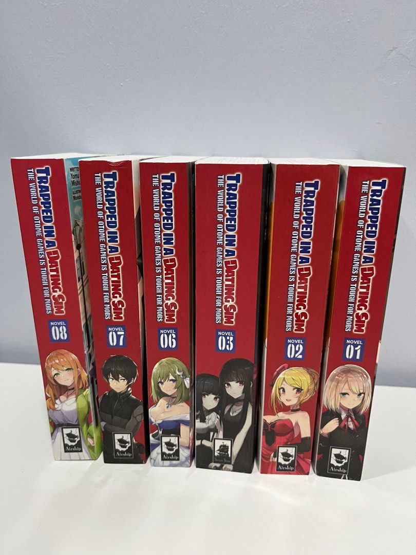 Trapped in Dating Sim LN Volume 1 to 3 & 6 to 8, Hobbies & Toys, Books ...