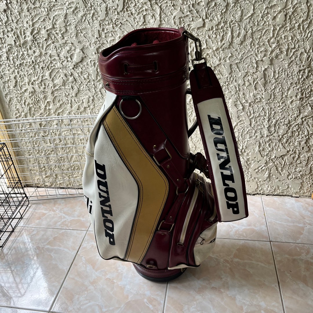 Vintage Dunlop Maxfli DDH Golf Tour Bag and Hood made in Malaysia ...