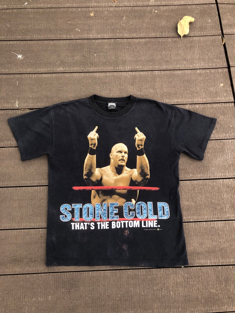 Vintage stone cold 90s, Men's Fashion, Tops & Sets, Tshirts & Polo ...