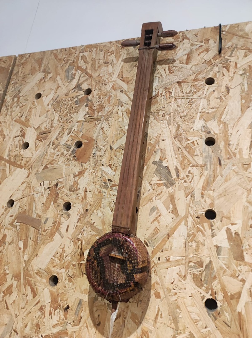 Vintage Wooden instrument with snakeskin cover, Hobbies & Toys, Music ...