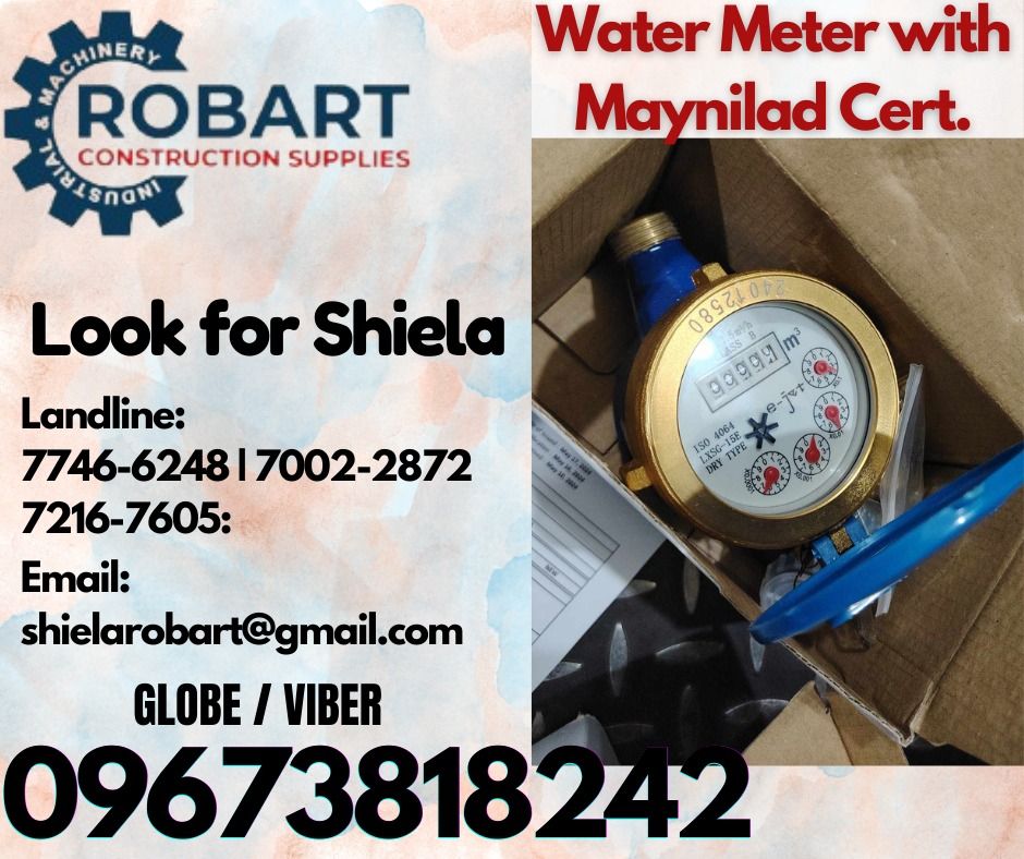 Water Meter with Maynilad Cert., Commercial & Industrial, Construction ...