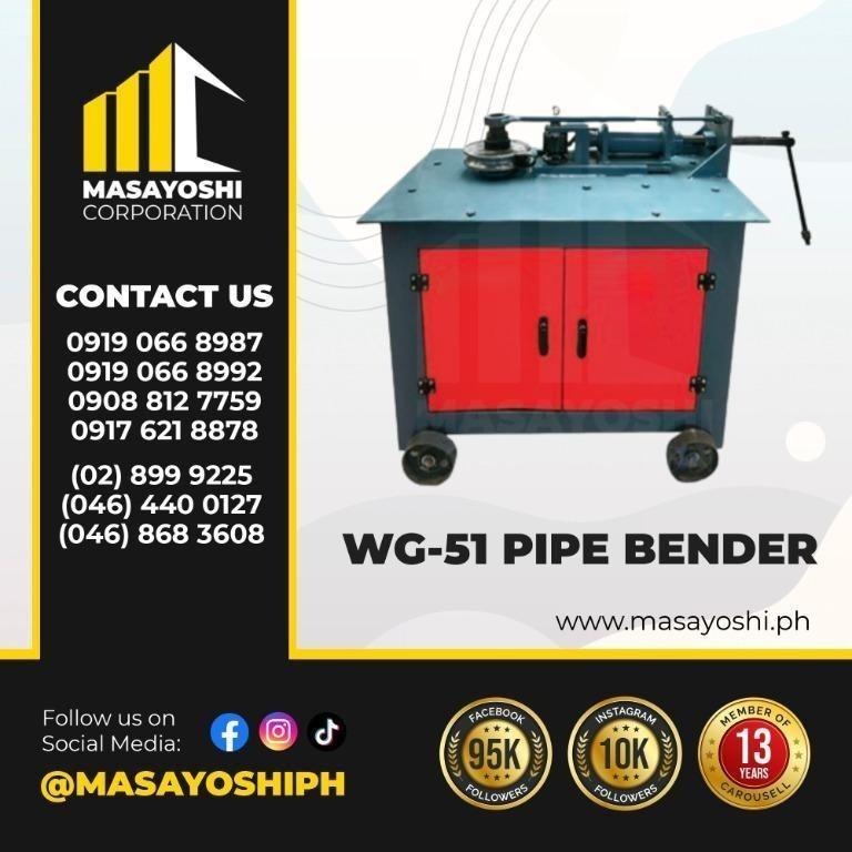 WG-51 Pipe Bender | Pipe Bender | Bending Machine | Bender | Tube ...