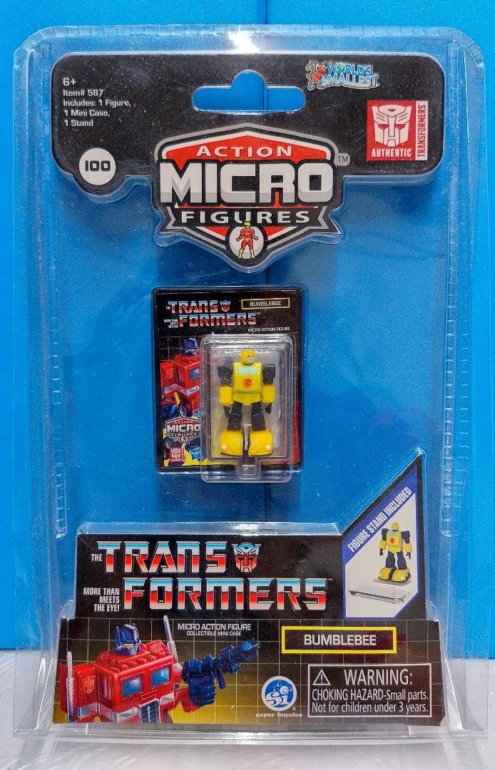 World's Smallest Transformers Bumblebee Micro Action Figure, Hobbies ...