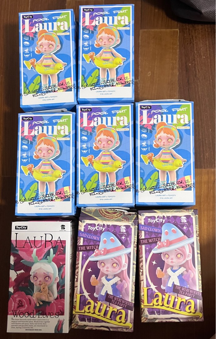 wts laura pool fight blind box , Hobbies & Toys, Toys & Games on Carousell