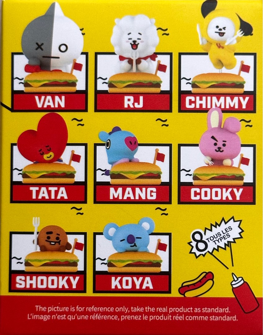 WTS BT21 Miniso Burger Party Blind Box, Hobbies & Toys, Memorabilia ...