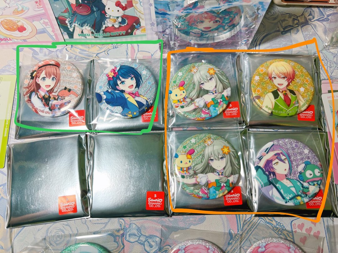 【WTT/WTS】Pjsk Prsk Sanrio badge, Hobbies & Toys, Memorabilia ...