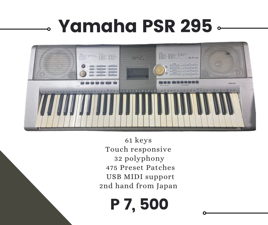 Yamaha PSR-295, Hobbies & Toys, Music & Media, Musical Instruments on ...