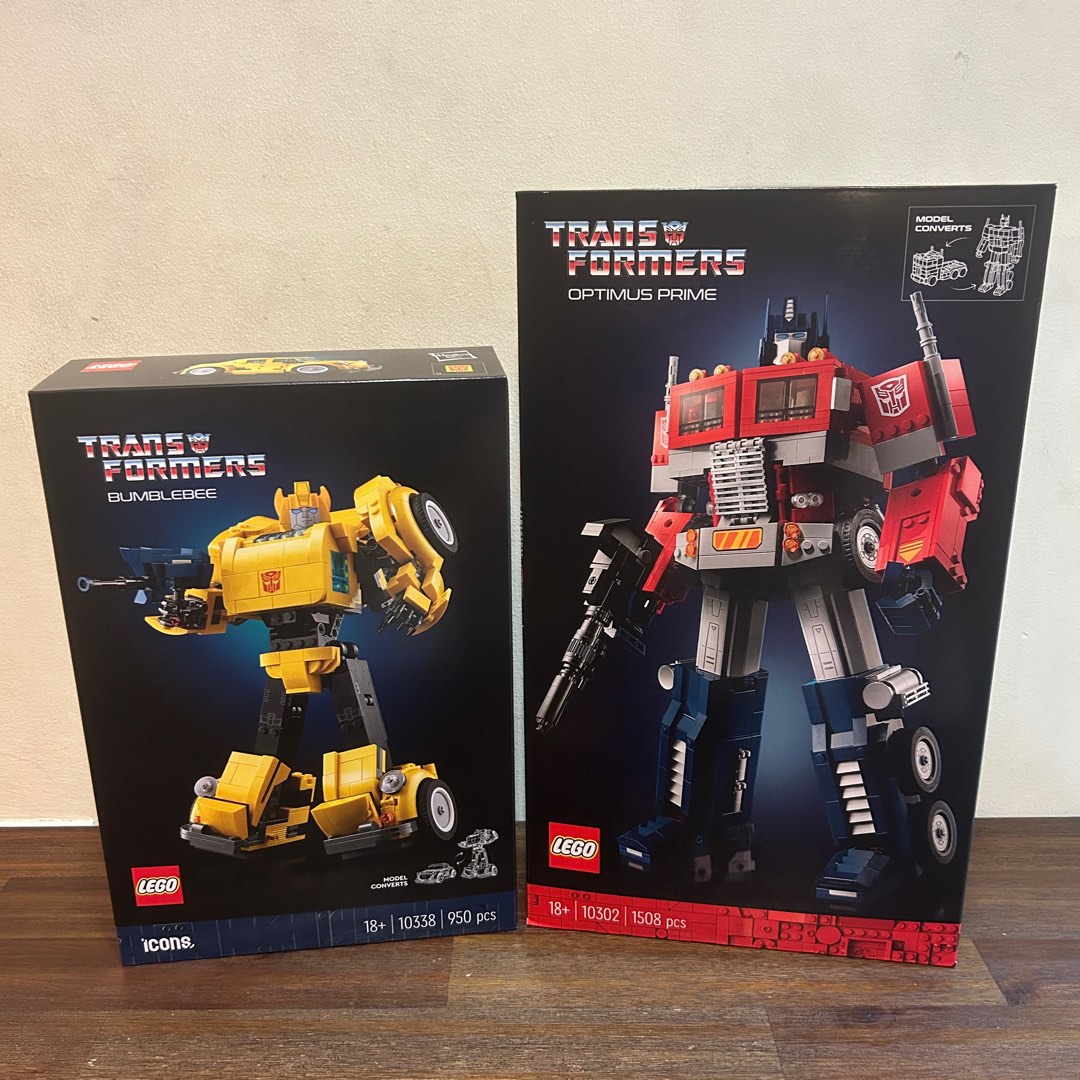 (2 sets+Free Gift) MISB Lego 10302 10338 Transformers Optimus Prime and ...
