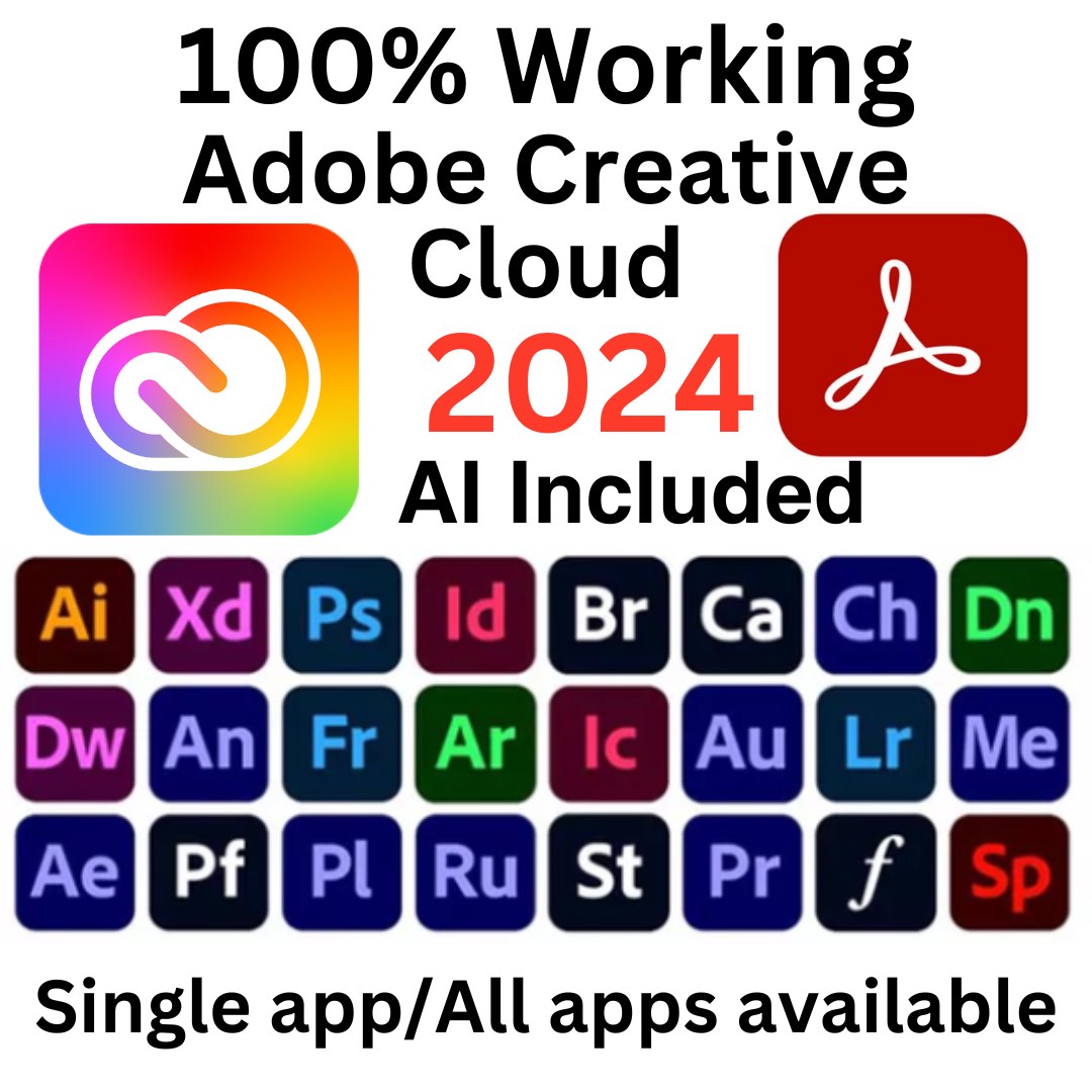 ⭐️ Adobe Acrobat Pro | After Effects | Illustrator | InDesign ...
