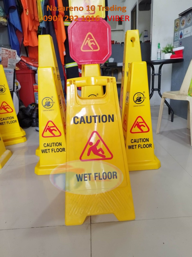 A type Caution wet floor supplier 9, Furniture & Home Living, Cleaning ...