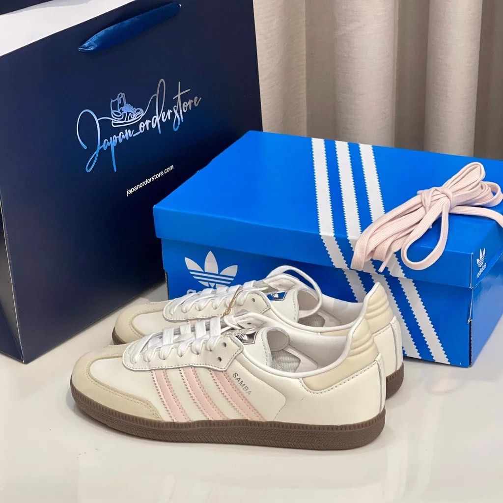 adidas Samba OG Cloud White Wonder Quartz 2024 New Release Colorway ...