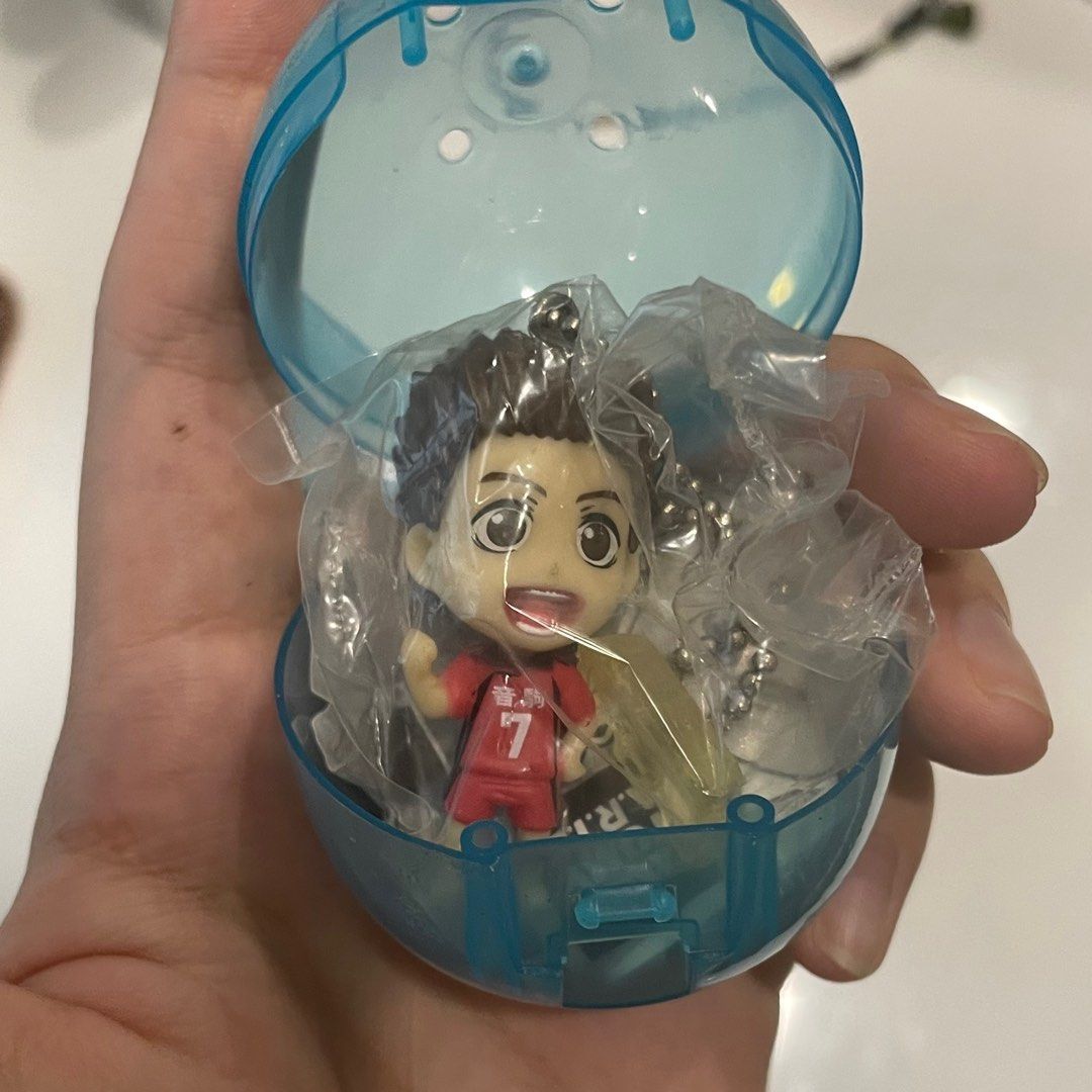 anime gacha keychains / figurines : bnha/mha and haikyuu, Hobbies ...