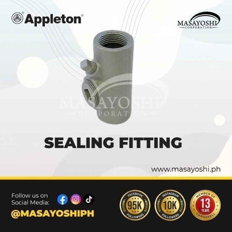 Appleton Sealing Fitting, Vertical/Horizontal, 1", Explosionproof ...