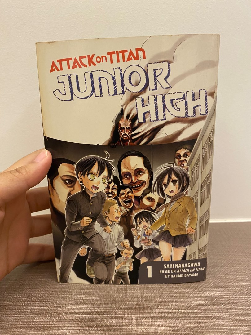 Attack On Titan/AOT Junior High School Manga Volume 1, Hobbies & Toys ...