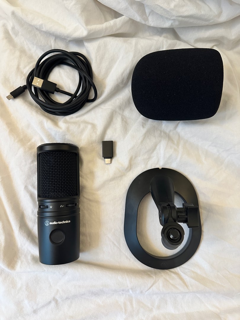 Authentic Audio Technica Mic AT2020USB - X, Audio, Microphones on Carousell