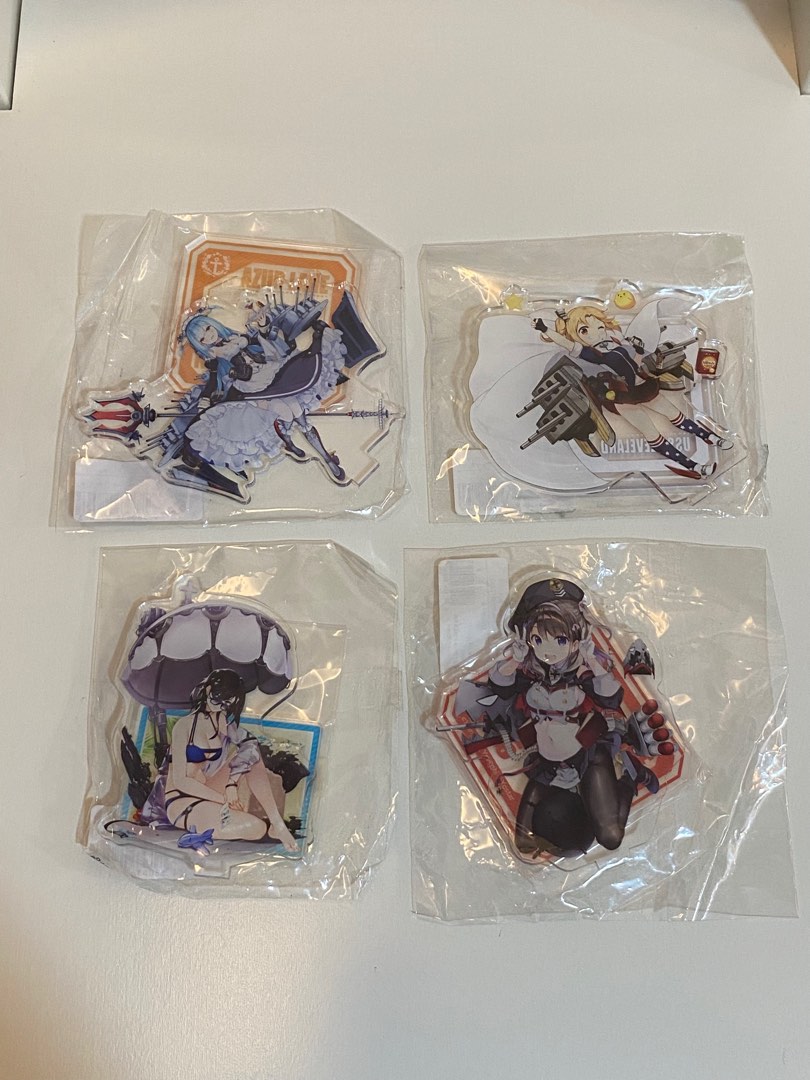 Azur lane Mini Acrylic Stands, Hobbies & Toys, Toys & Games on Carousell