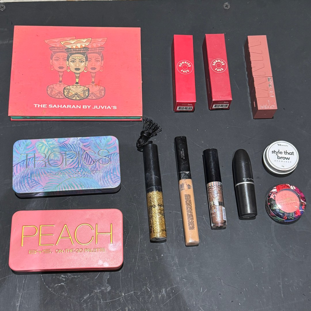 Branded Make Up Bundle (Juvia’s, Mac, BYS, Maybelline, Sunnies Face ...