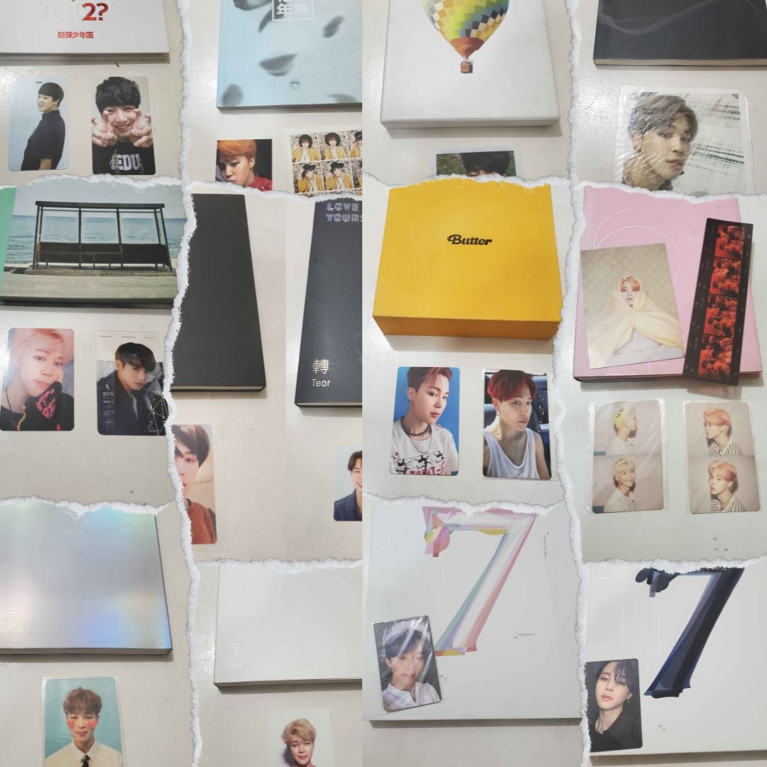 BTS Album w/ Jimin Photocards/PCs (Official) set, Hobbies & Toys ...