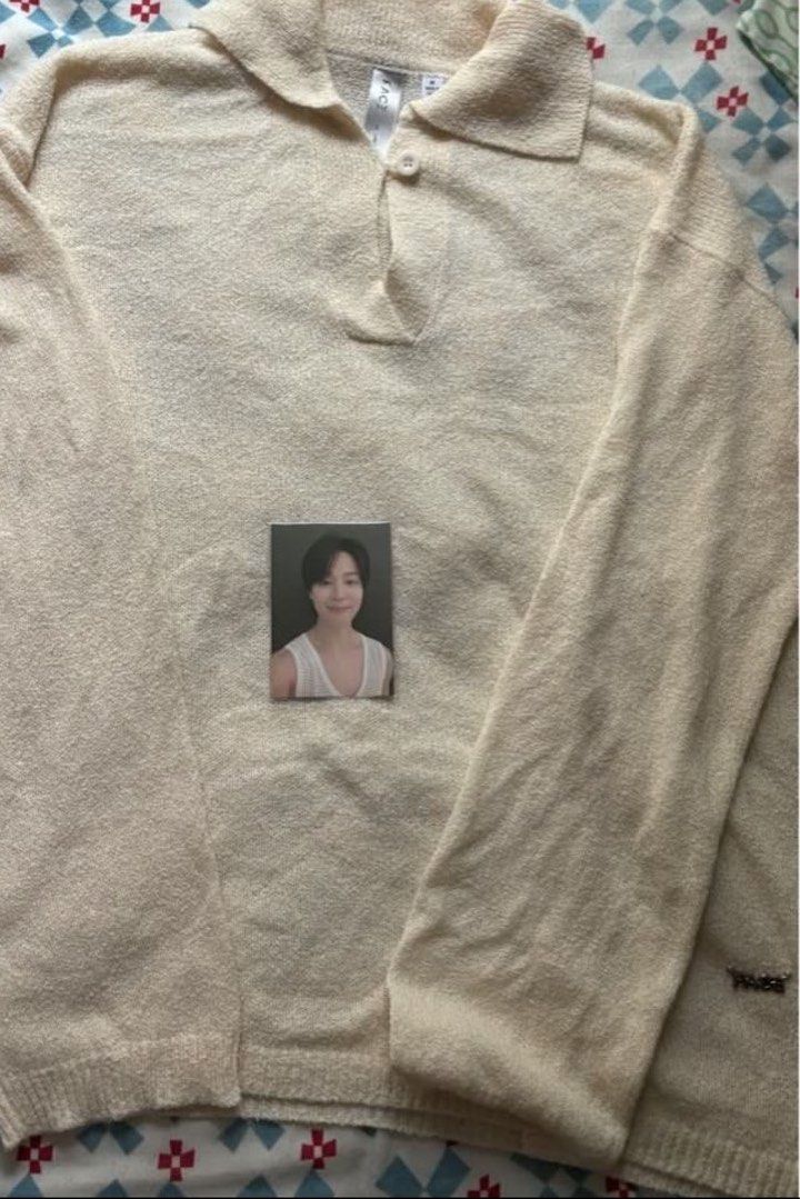 BTS JIMIN FACE Knit Ivory K-POP/アジア