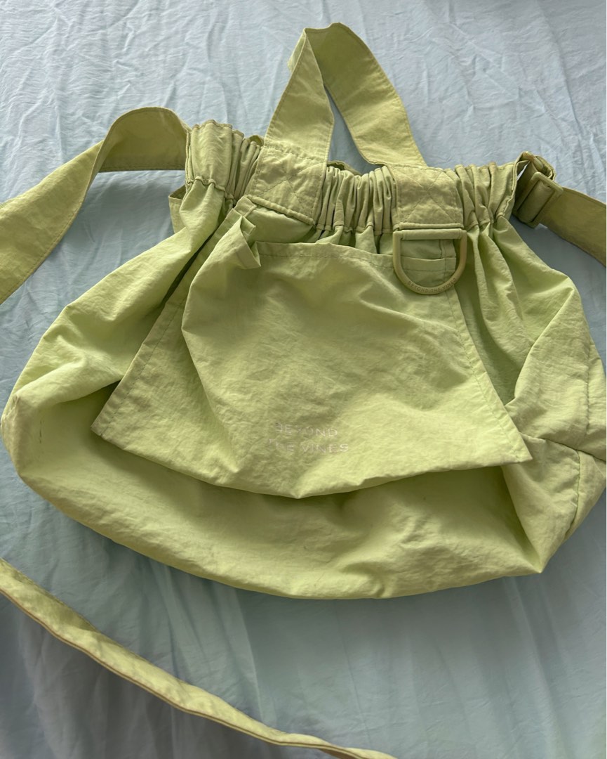 BTV Beyond The Vines XS Dumpling Bag in Lime Green, Women's Fashion ...