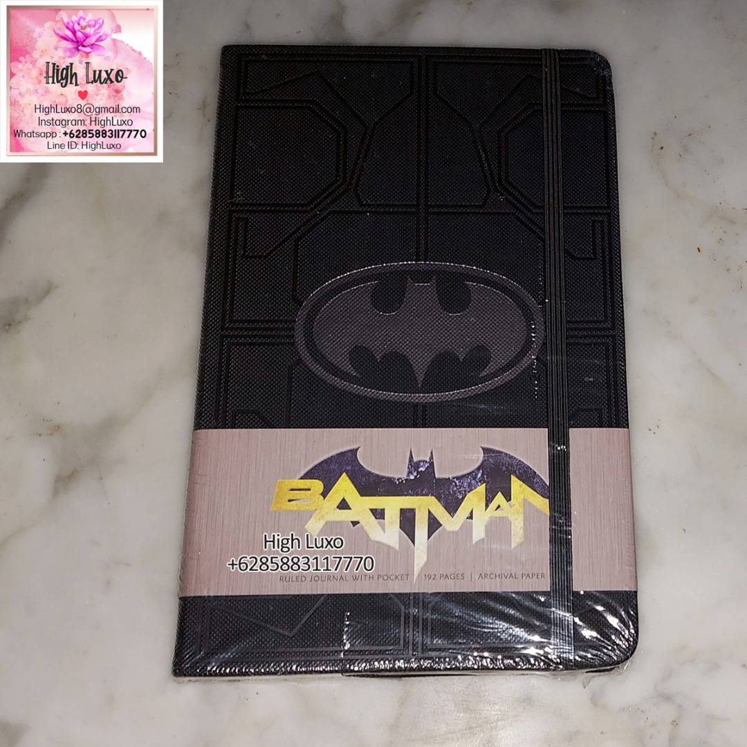 Buku Jurnal Batman Ruled Journal With Pocket 192 Pages Archival Paper ...