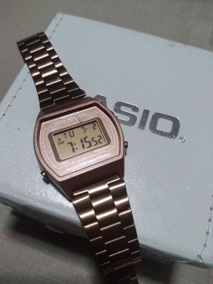 Casio Vintage B640 in Rose Gold, Women's Fashion, Watches & Accessories ...
