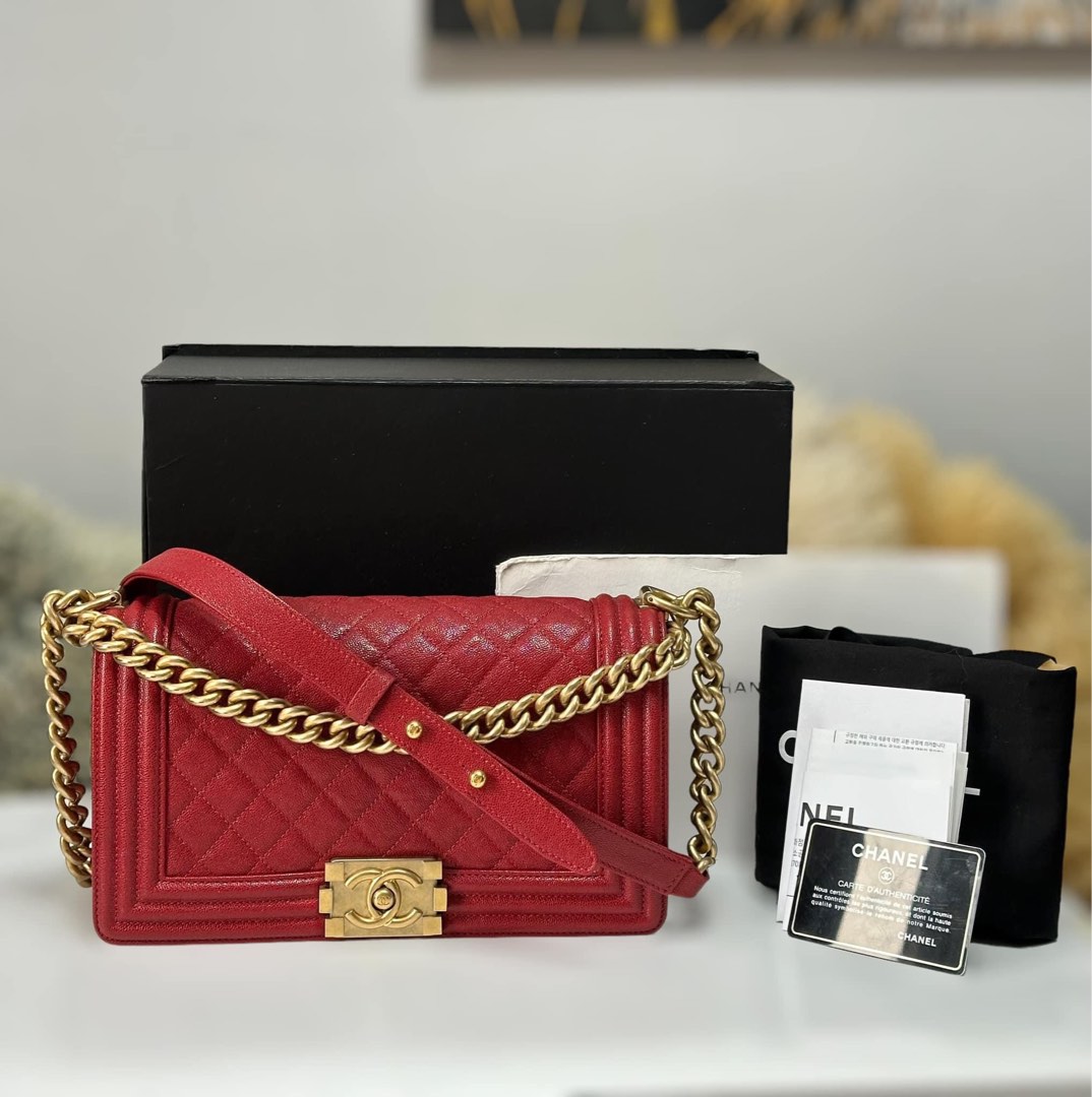 Chanel Leboy Old Medium Caviar, Luxury, Bags & Wallets on Carousell