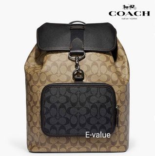 ORIGINAL_ COACH BECK ROLL TOP BACKPACK IN SIGNATURE CANVAS, Luxury ...