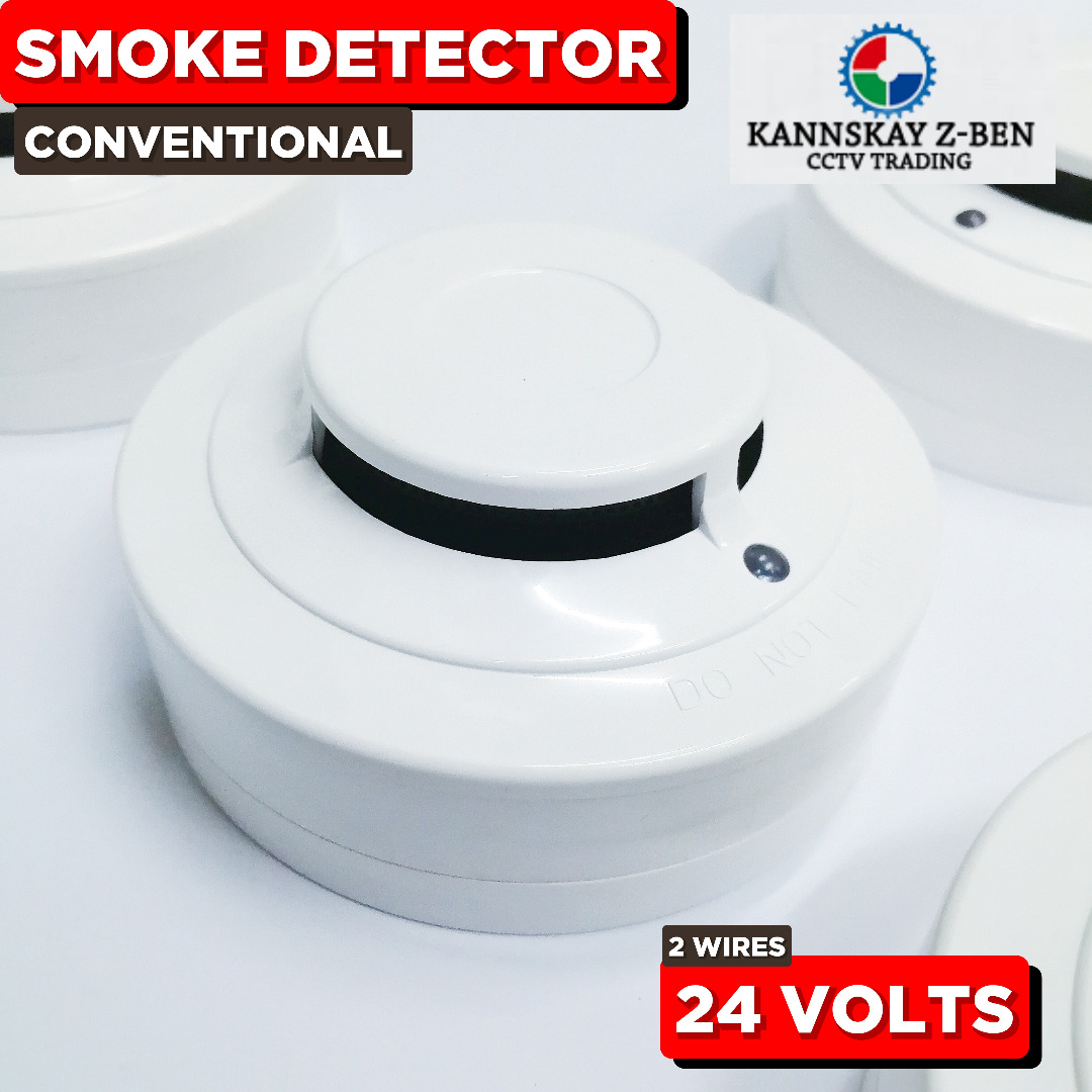 Conventional Smoke Detector 24v (2wires), Furniture & Home Living ...