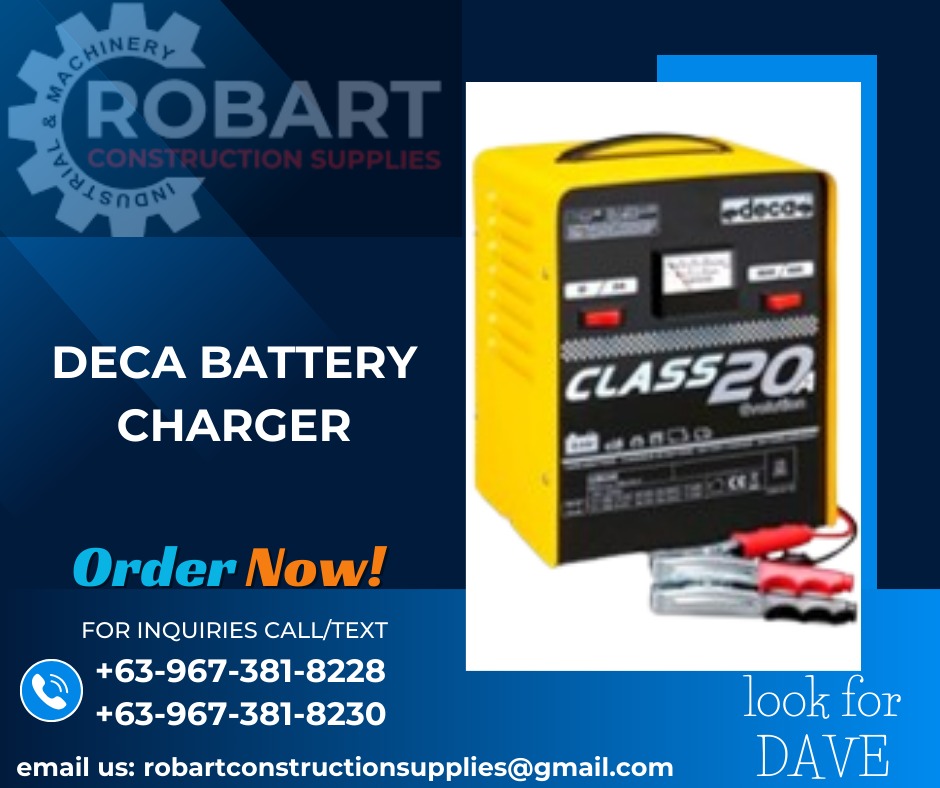 DECA BATTERY CHARGER, Commercial & Industrial, Construction Tools ...