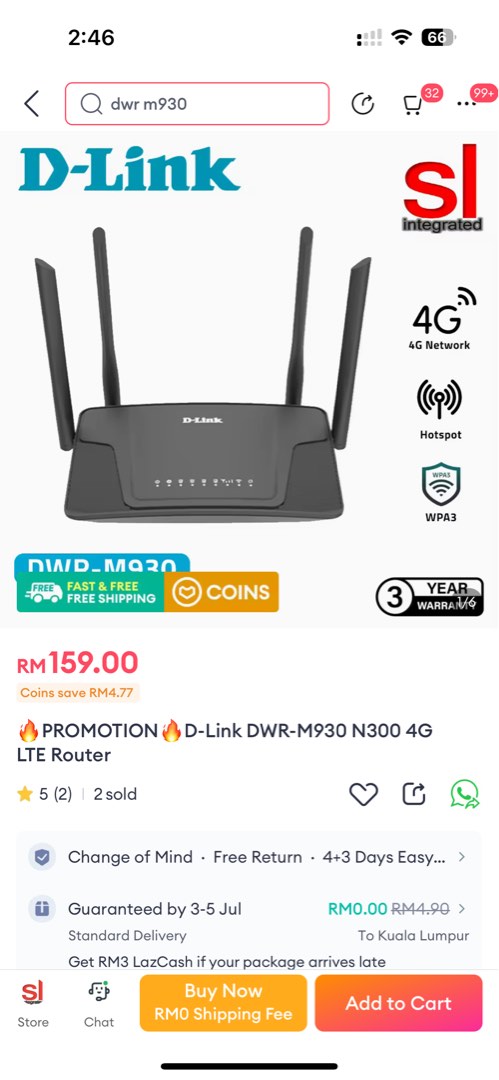 D-LINK DWR-M930 ROUTER, Computers & Tech, Parts & Accessories ...