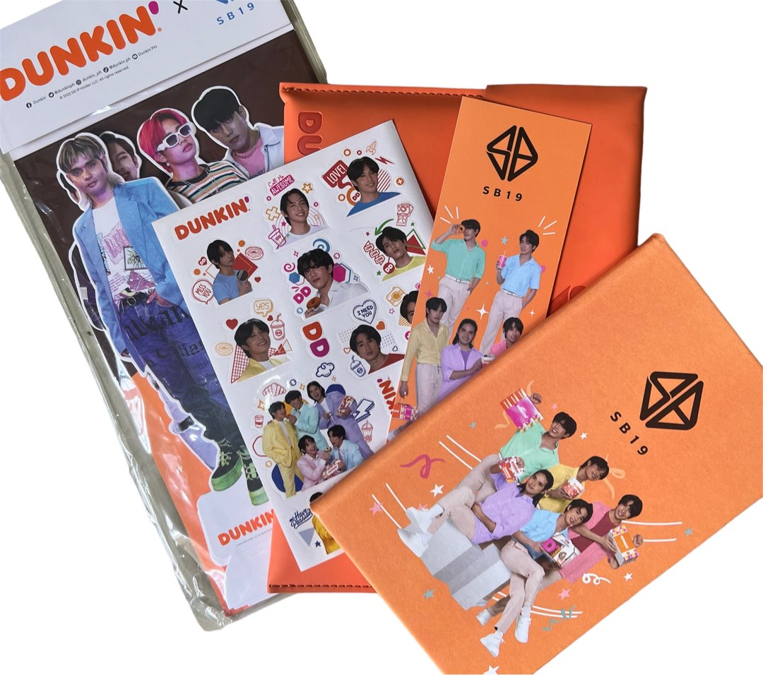 Dunkin SB19 Notebook Package with Freebies, Hobbies & Toys, Memorabilia ...