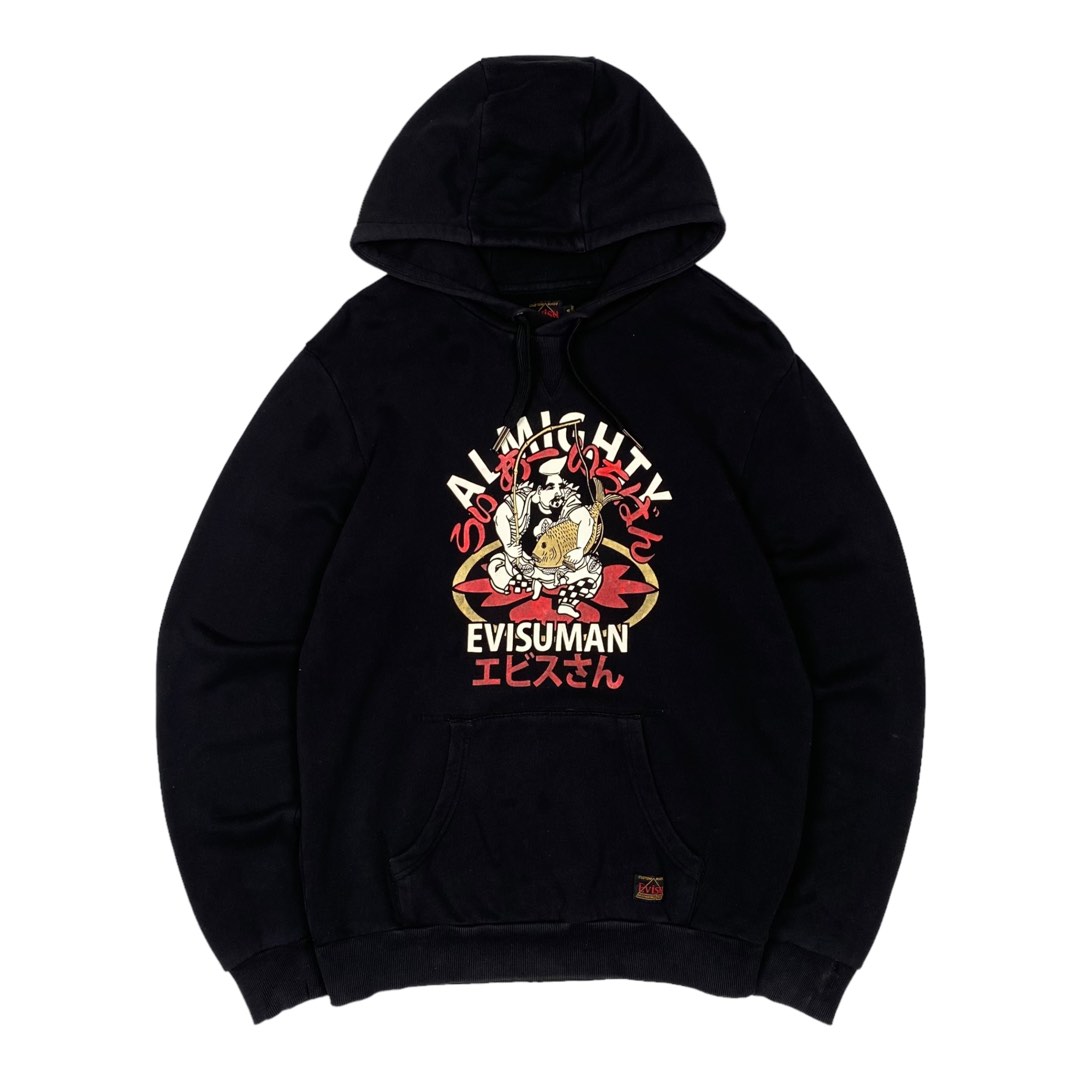 Evisu "Almighty Evisuman" Hoodie Jacket, Men's Fashion, Coats, Jackets ...