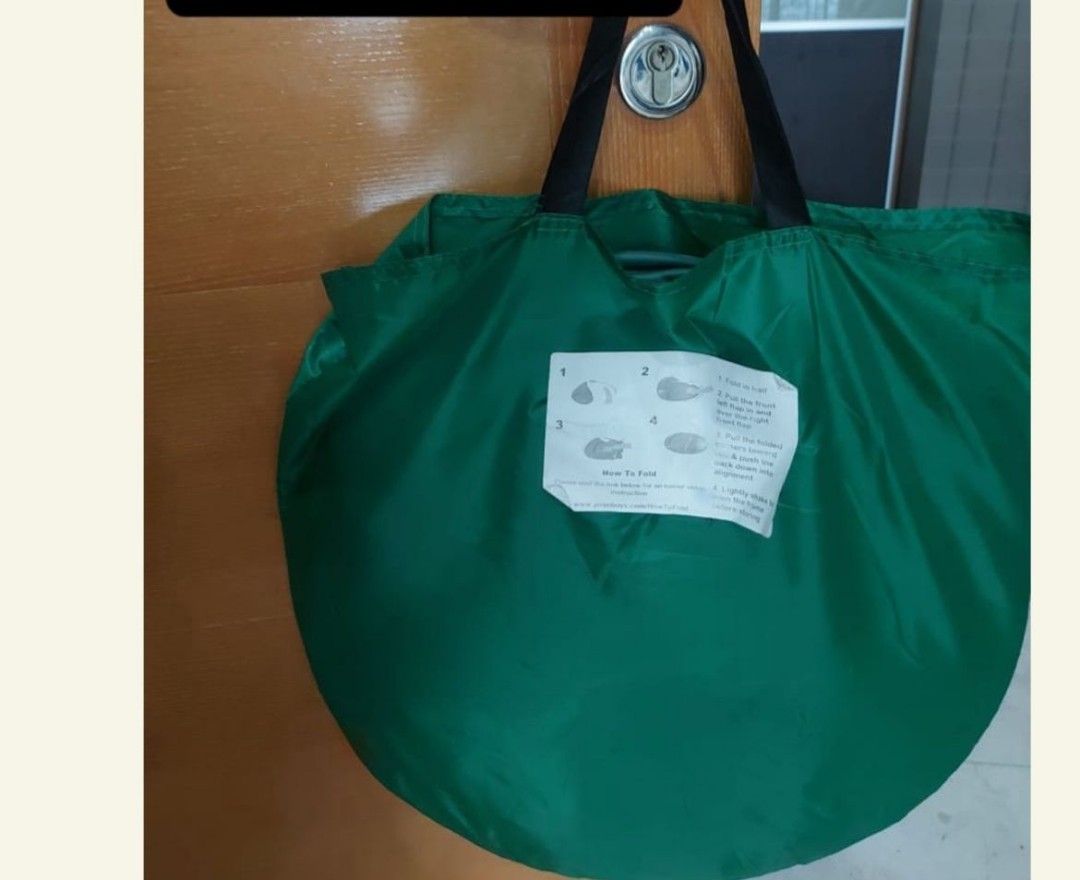 Foldable green screen background for WFH meetings diameter 150 cm Rp ...