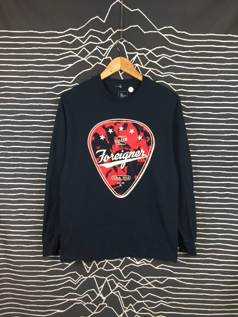 Foreigner British-American Rock Band Tour U.S.A 2018 Tee, Men's Fashion ...