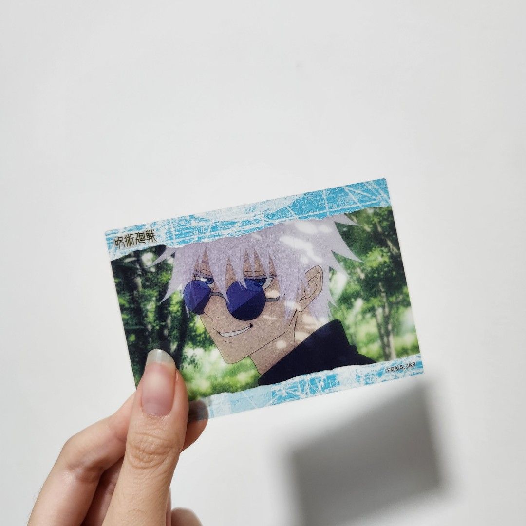 Gojo Satoru Clear Card, Hobbies & Toys, Memorabilia & Collectibles, J ...