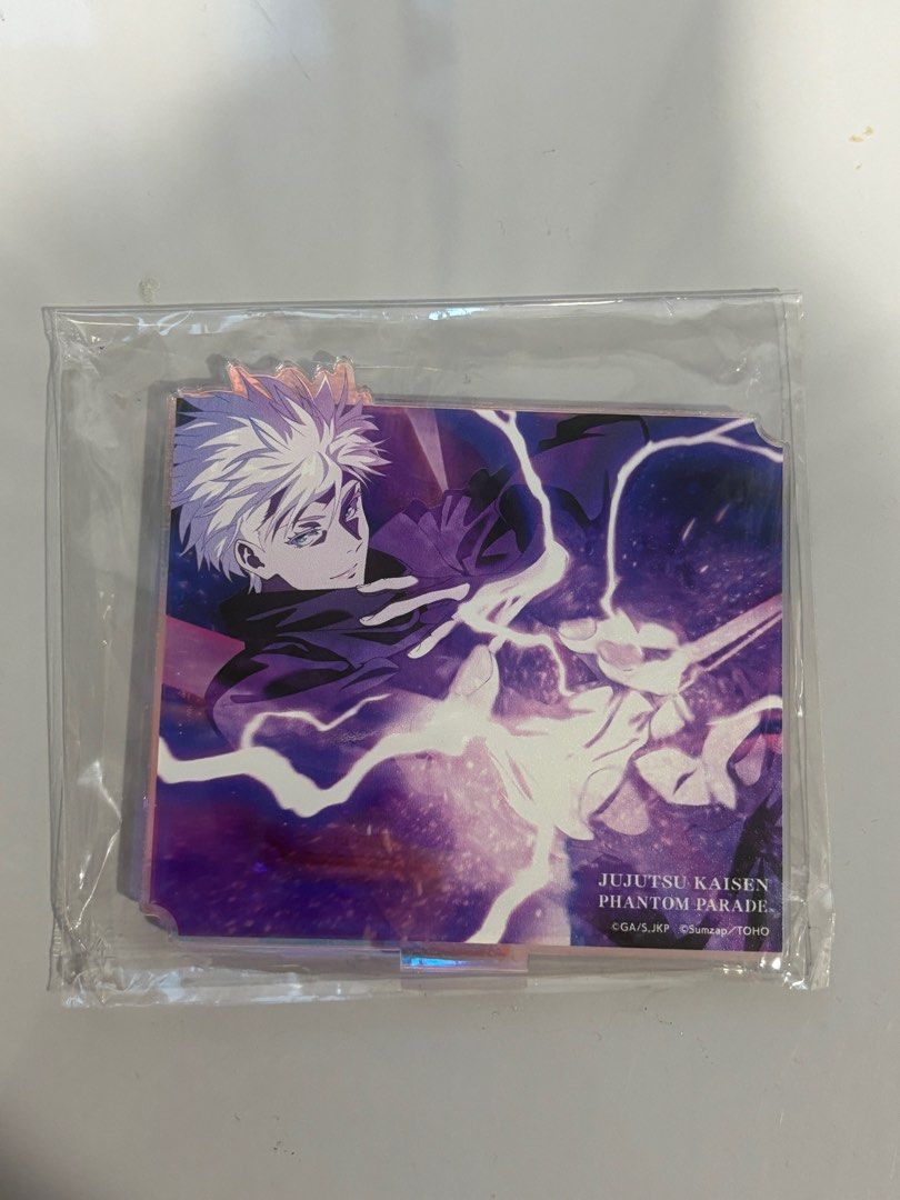 Gojo Satoru JJK official phantom parade stand, Hobbies & Toys ...