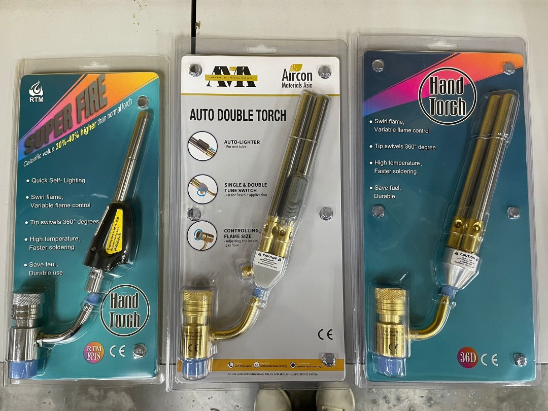 [FREE MAPP GAS] Hand Torch (Single, Double, Triple) for Mapp Gas ...