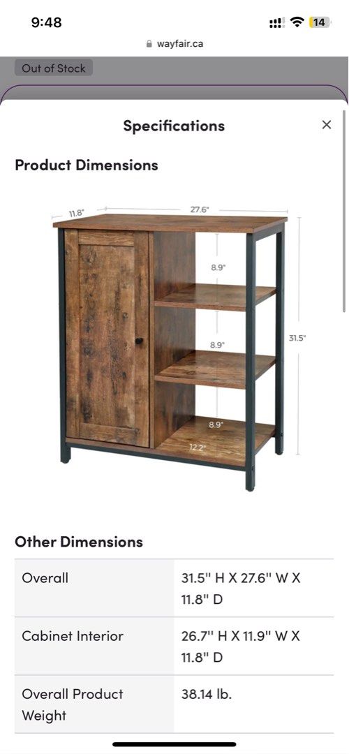 Harley Accent Cabinet in canada Carousell