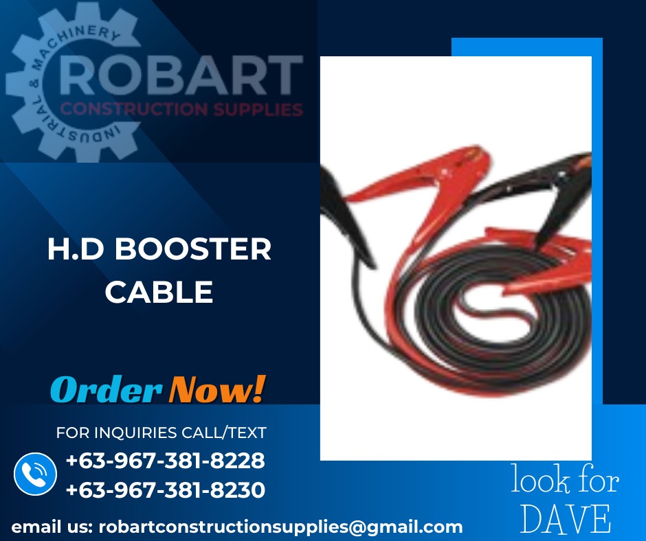 H.D BOOSTER CABLE, Commercial & Industrial, Construction Tools ...