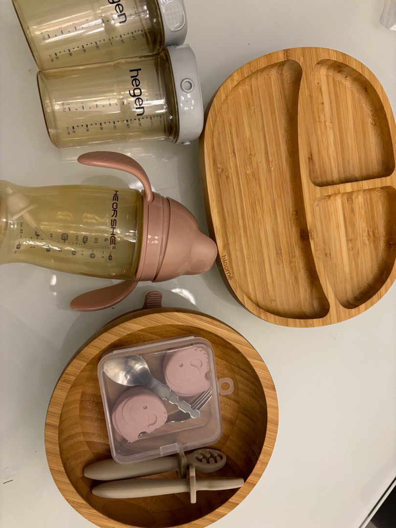 Hegen, Wooden Bowl - Baby Feeding Items, Babies & Kids, Nursing ...