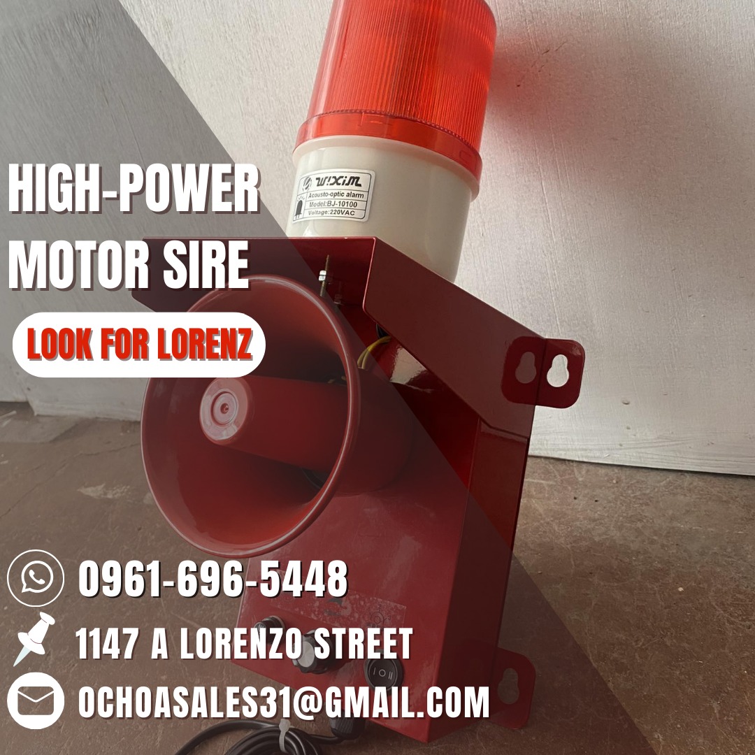 HIGH-POWER MOTOR SIREN, Commercial & Industrial, Construction ...