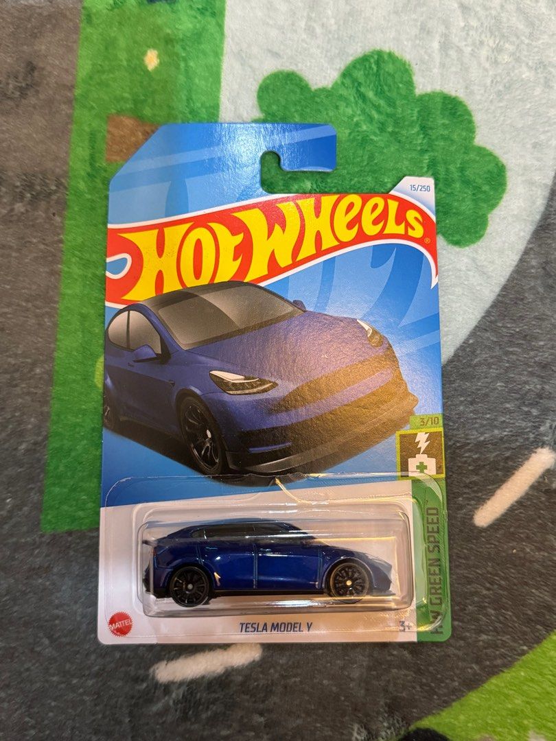 Hot Wheels Tesla Model Y, Hobbies & Toys, Toys & Games on Carousell