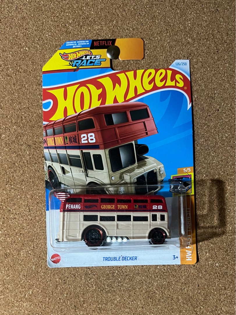 Hot Wheels Trouble Decker, Hobbies & Toys, Toys & Games on Carousell